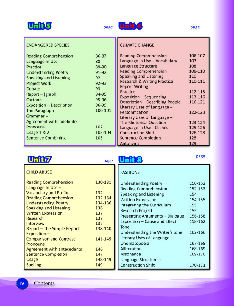 Developing Language Skills Book Four - Royards Publishing Company Limited