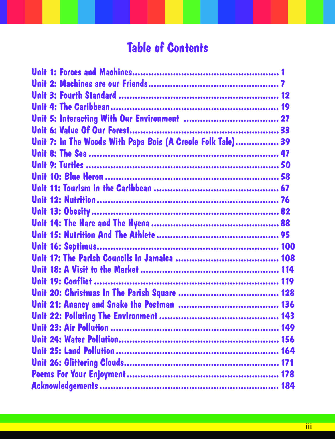 RAINBOW READER: A JAMAICAN READING SERIES Grade 5-Revised Edition 2020 ...