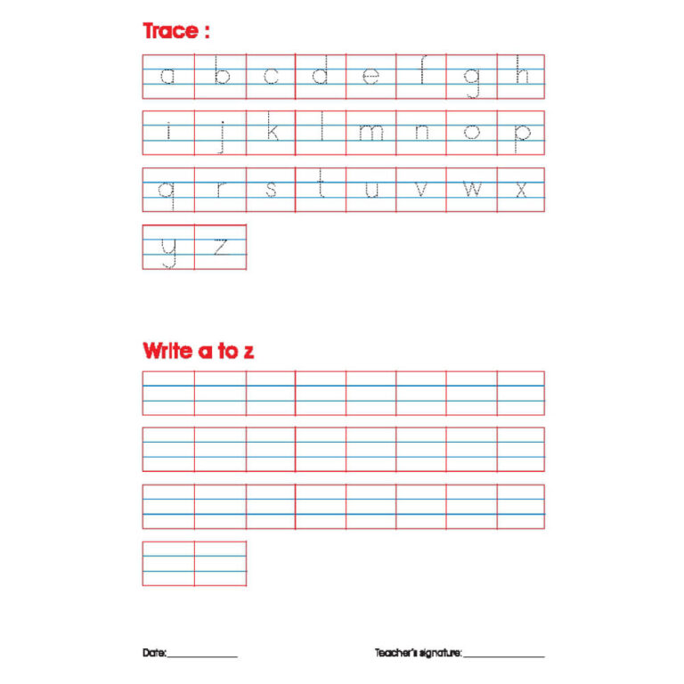 ALPHABET SMALL LETTERS - Royards Publishing Company Limited